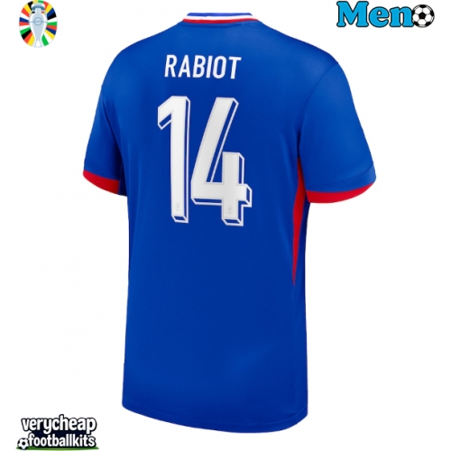 France Adrien Rabiot #14 Replica Home Shirt Euro 2024 Short Sleeve ...
