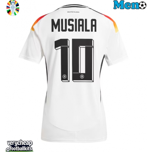 Germany Jamal Musiala #10 Replica Home Shirt Euro 2024 Short Sleeve ...